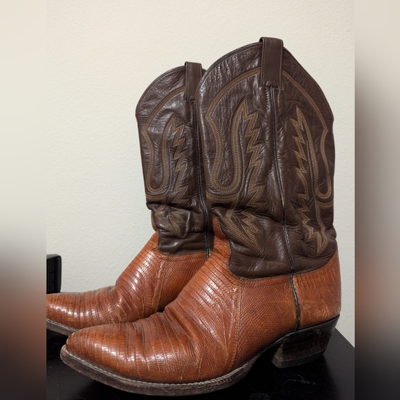 The Executive | Shoes | Vintage The Executive Lizard Skin Boots | Poshmark